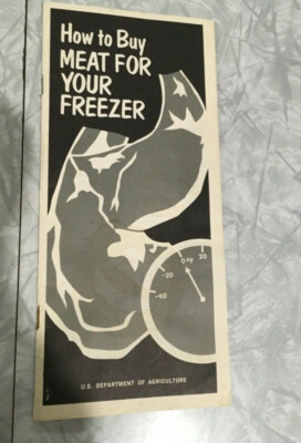 Vintage - USDA Guide to Buying/Freezing Meat -1960s/70s Pamphlet ...
