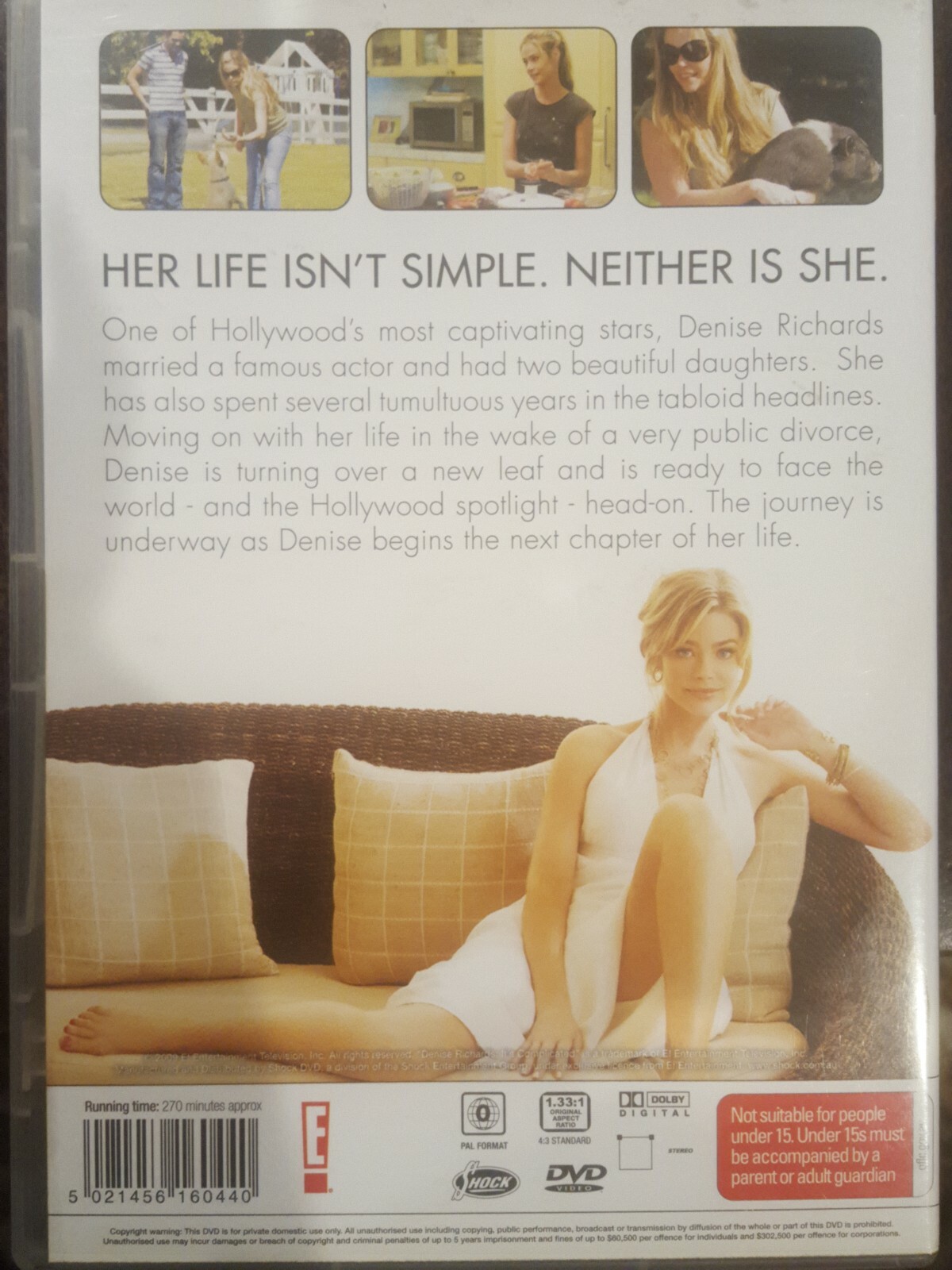 DENISE RICHARDS IT'S COMPLICATED RARE DVD E! REALITY TV SHOW SERIES ...