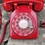Vintage Red Rotary Telephone Western Electric Bell System Batman ...