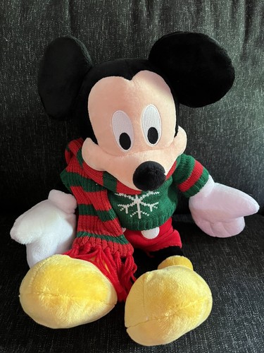 Disney Store Mickey Mouse Christmas Plush Toy Exclusive With Tags ...