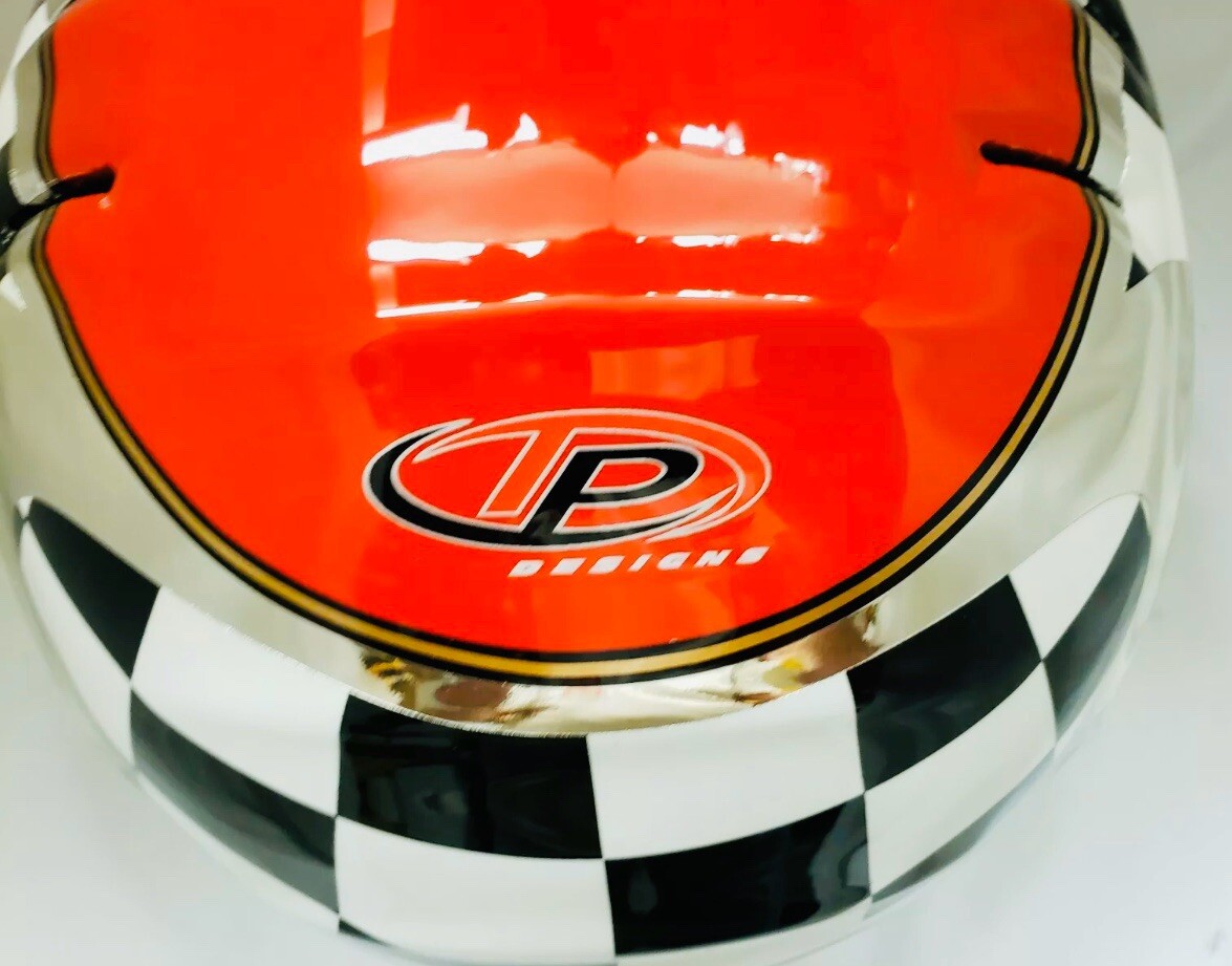 NHRA Kenny Bernstein RACE HELMET Funny Car NITRO Rare DRAG RACING Top ...