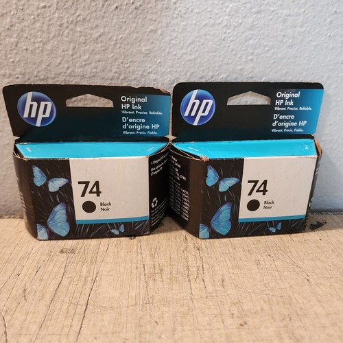 HP CB335WN 74 Ink Cartridge Lot Of 2 Genuine New OEM Sealed Box 2022 ...