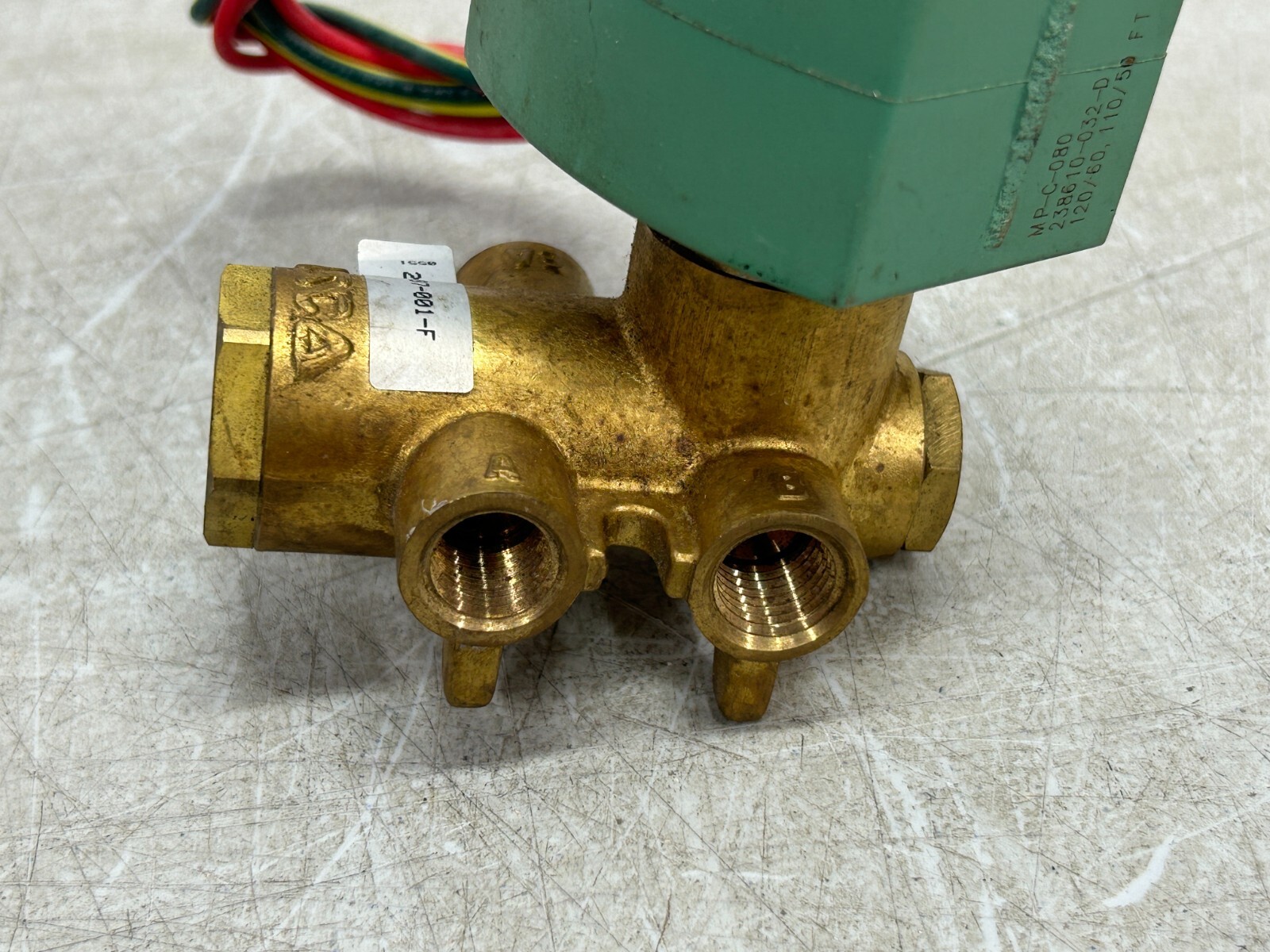 ASCO 8345G1 Solenoid 4-way Valve 1/4" in 120Vac Coil NEW | eBay