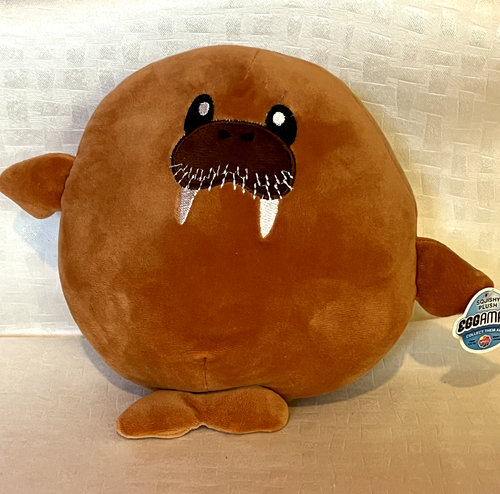 Nanco Eggmals Aquatic 8" Brown Walrus Plush Soft Toy Stuffed Animal | eBay
