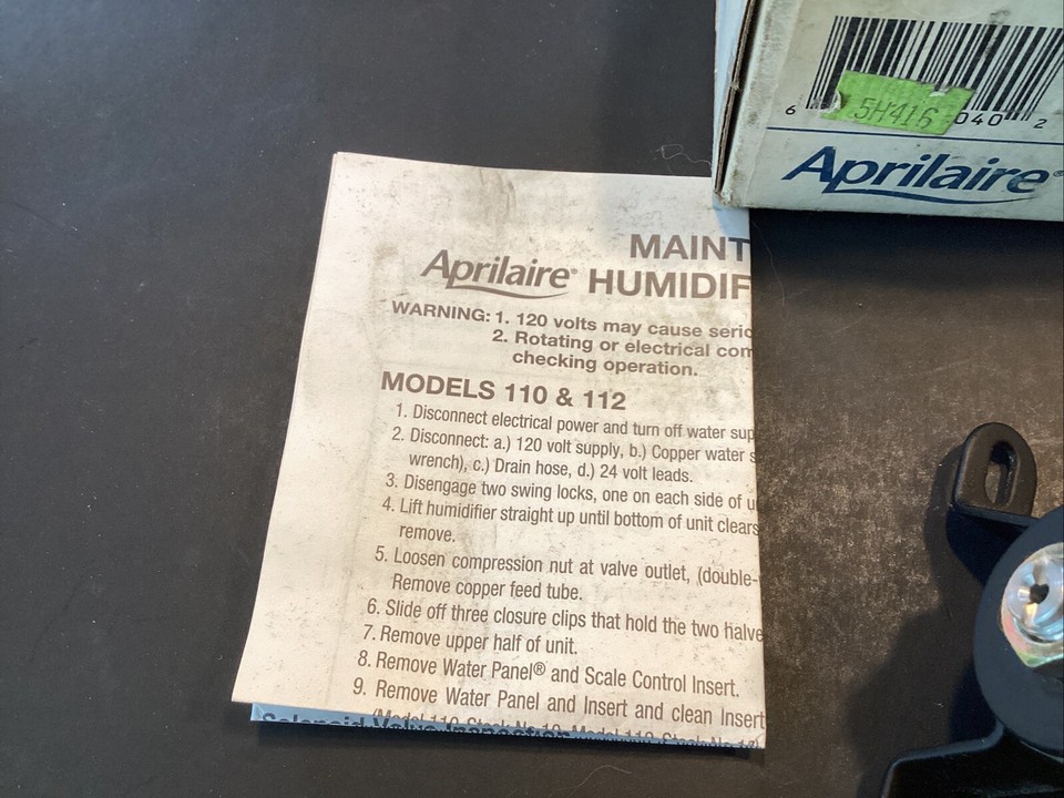 NOS NEW OEM Aprilaire 4040 Humidifier Solenoid Valve Free Ship | eBay