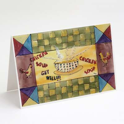 Get Well Chicken Soup Greeting Cards and Envelopes Pack of 8 8069GCA7P ...