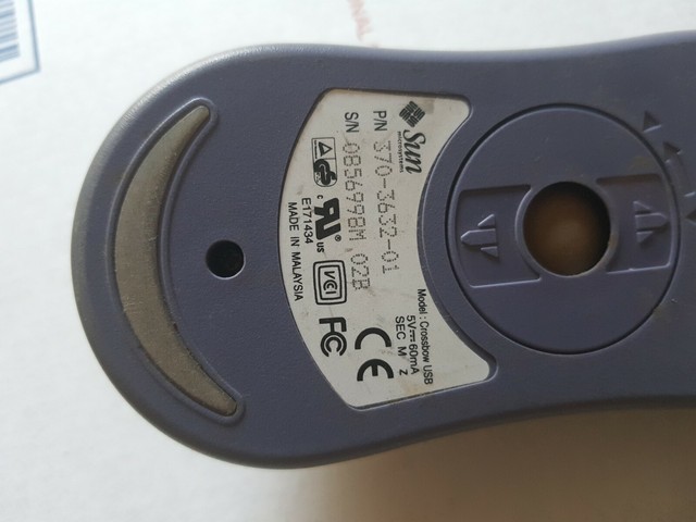 Sun Microsystems USB 3 Button Mouse Crossbow 370-3632 for sale online ...