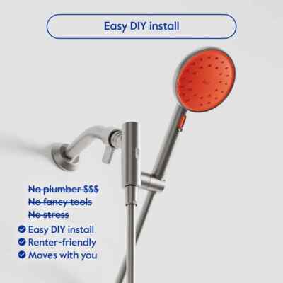 Hai Smart Spa-Shower System Head Bluetooth App Persimmon Red New Box | eBay