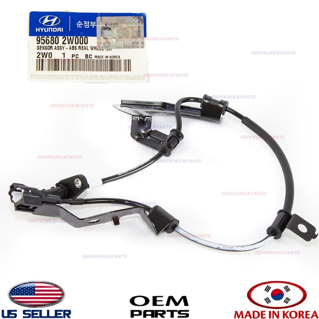 Genuine Rear Left ABS Wheel Speed Sensor OEM for Hyundai 956802W000 for ...