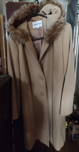 Used Wool Coat With Real Fox Fur Collar | eBay
