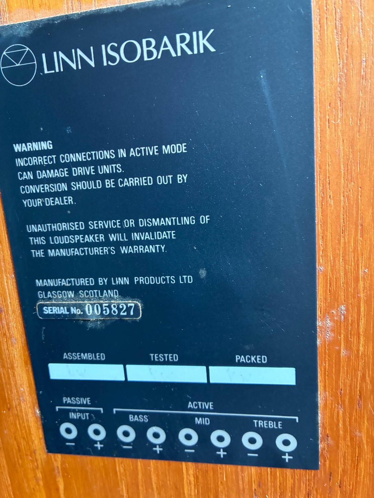 linn hifi isobabarik speakers, 3 Klout power amplifiers and Exakt box ...