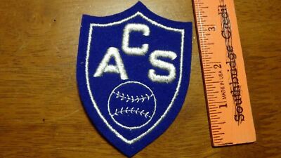 VINTAGE C A S BASEBALL CAS SOFTBALL TEAM GIRLS LASSIE LEAGUE PATCH BX V ...