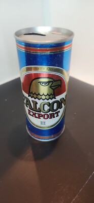 Vintage Flat Pull Tab Beer Can 15oz Falcon Export III Top Open, Very ...