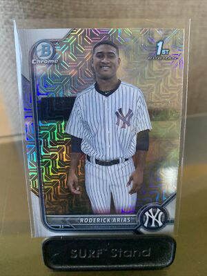 Roderick Arias 2022 Bowman Chrome Mega Box #BCP-153 1st Bowman Mojo ...