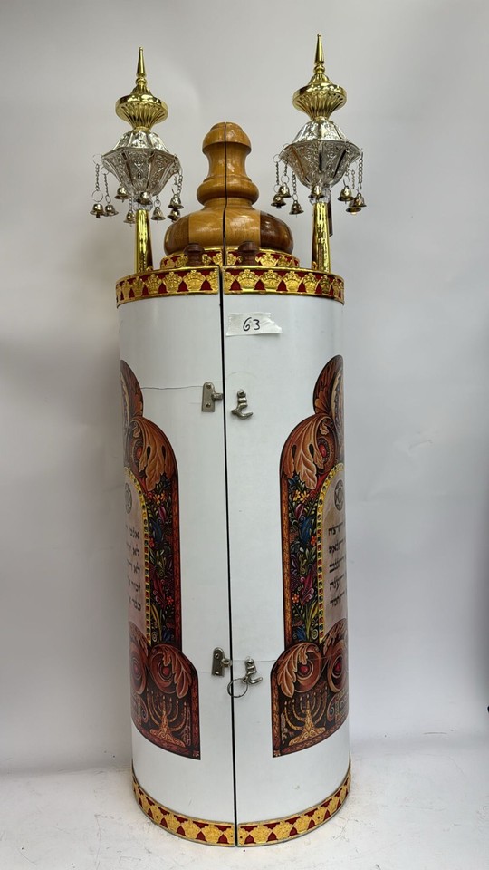 Torah case used Sefer Torah scroll case cover Israeli wood Gift Judaica ...