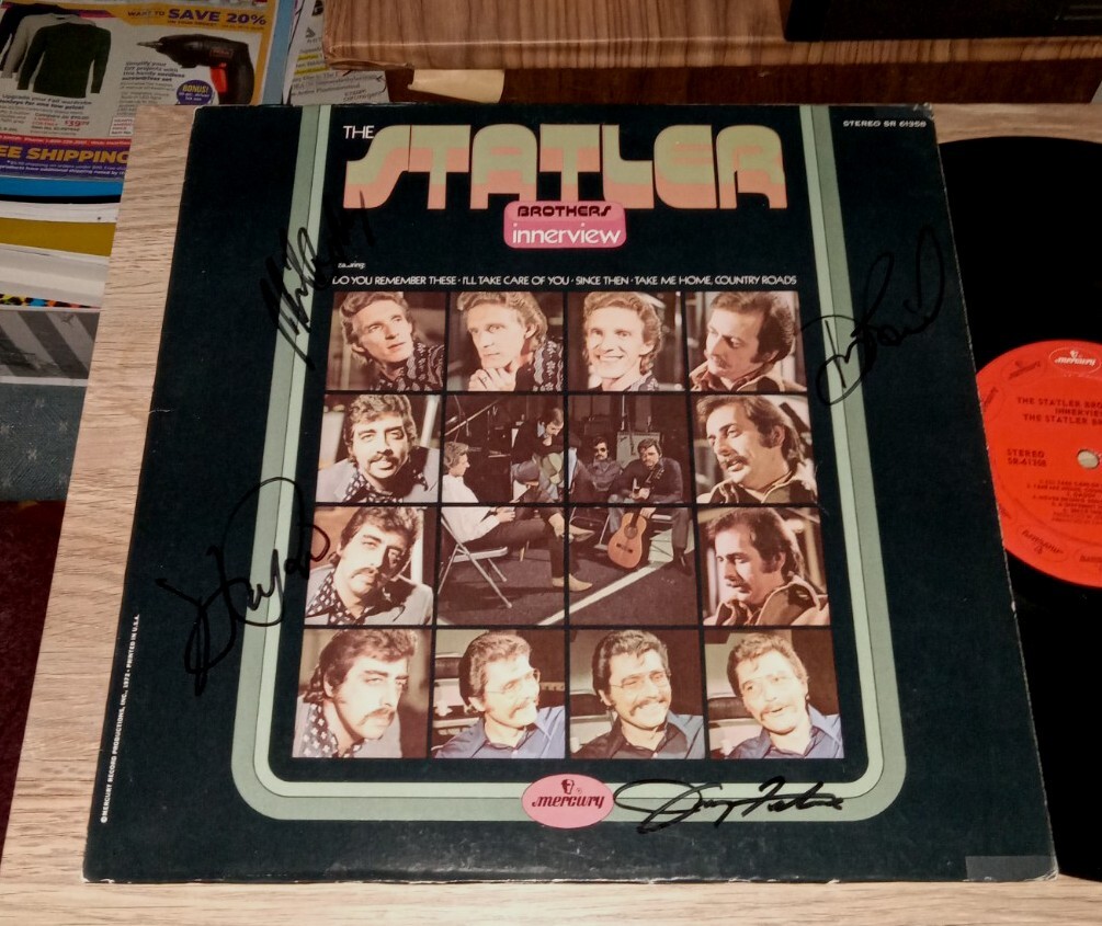 STATLER BROTHERS - Innerview LP SIGNED AUTOGRAPHED BY THE BAND | eBay