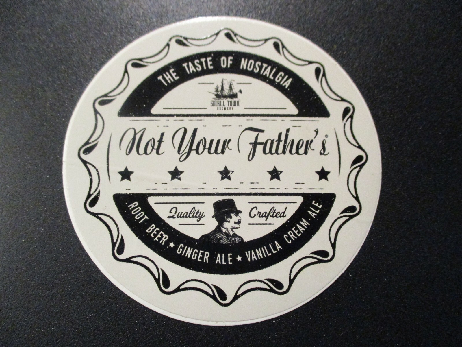 SMALL TOWN BREWERY Not Your Fathers Root Beer STICKER decal craft beer ...
