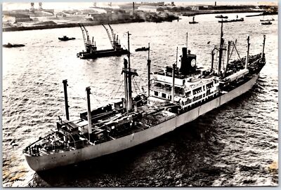 Ship SS Zeeland Via Curacao-Capetown-Port Elizabeth Real Photo RPPC ...
