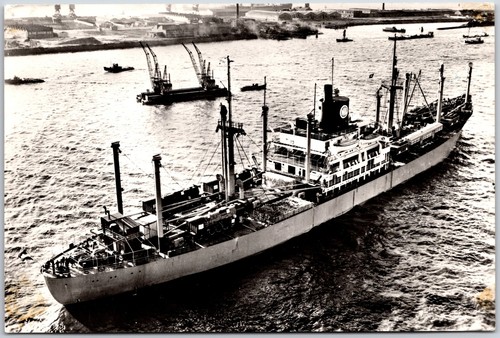 Ship SS Zeeland Via Curacao-Capetown-Port Elizabeth Real Photo RPPC ...