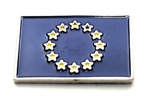European Union / EU Flag Enamel & Metal Lapel Gift/ Pin Badge - 20mm ...