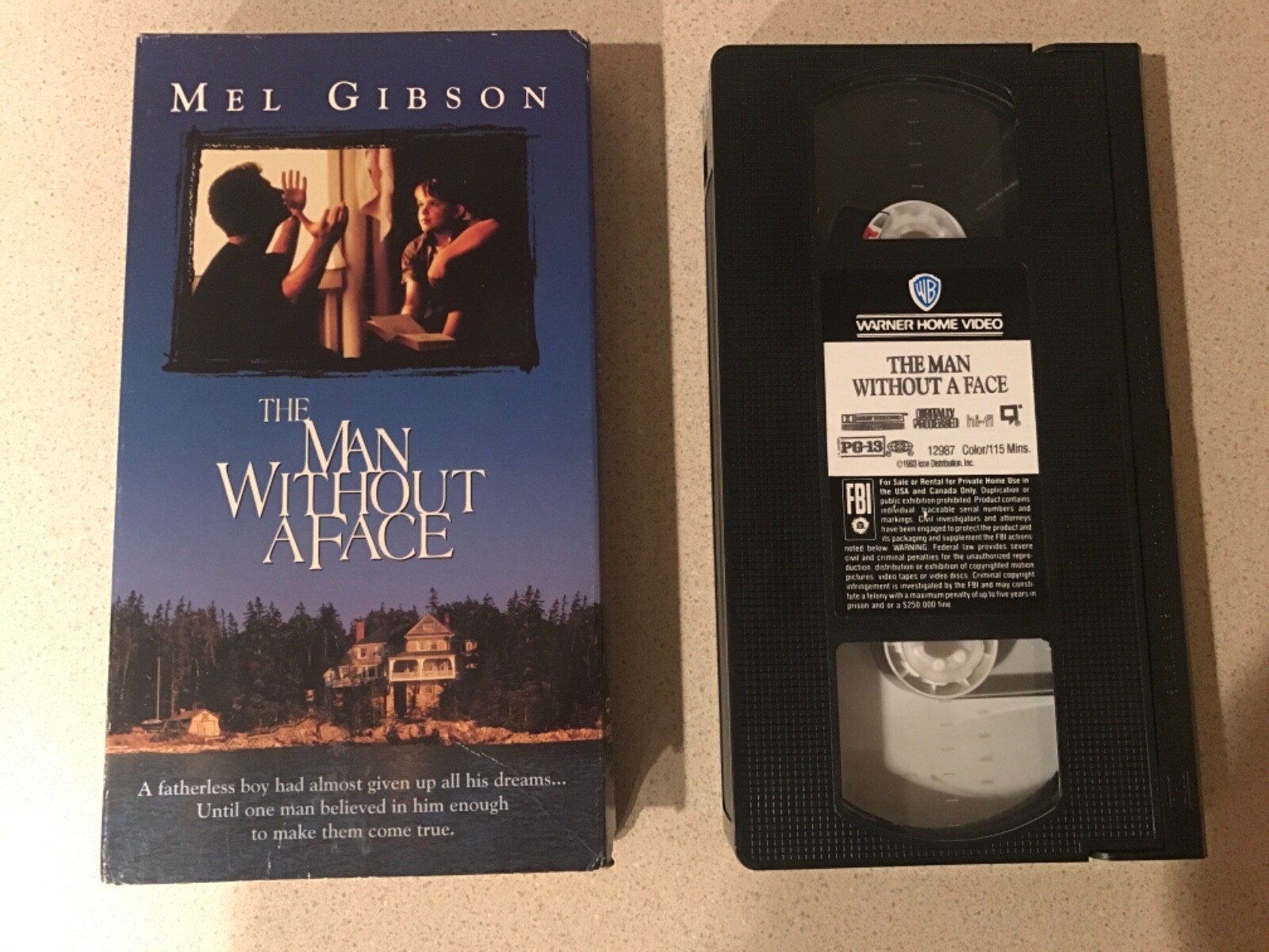 The Man Without a Face (VHS, 1994) Mel Gibson, Margaret Whitton, Nick ...