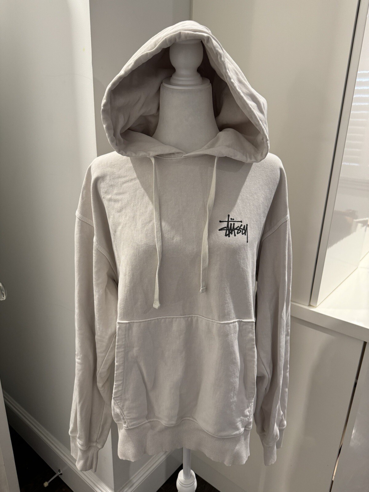 Rare 1990s Stussy The Original Logo Hoodie Sweater Sk… - Gem