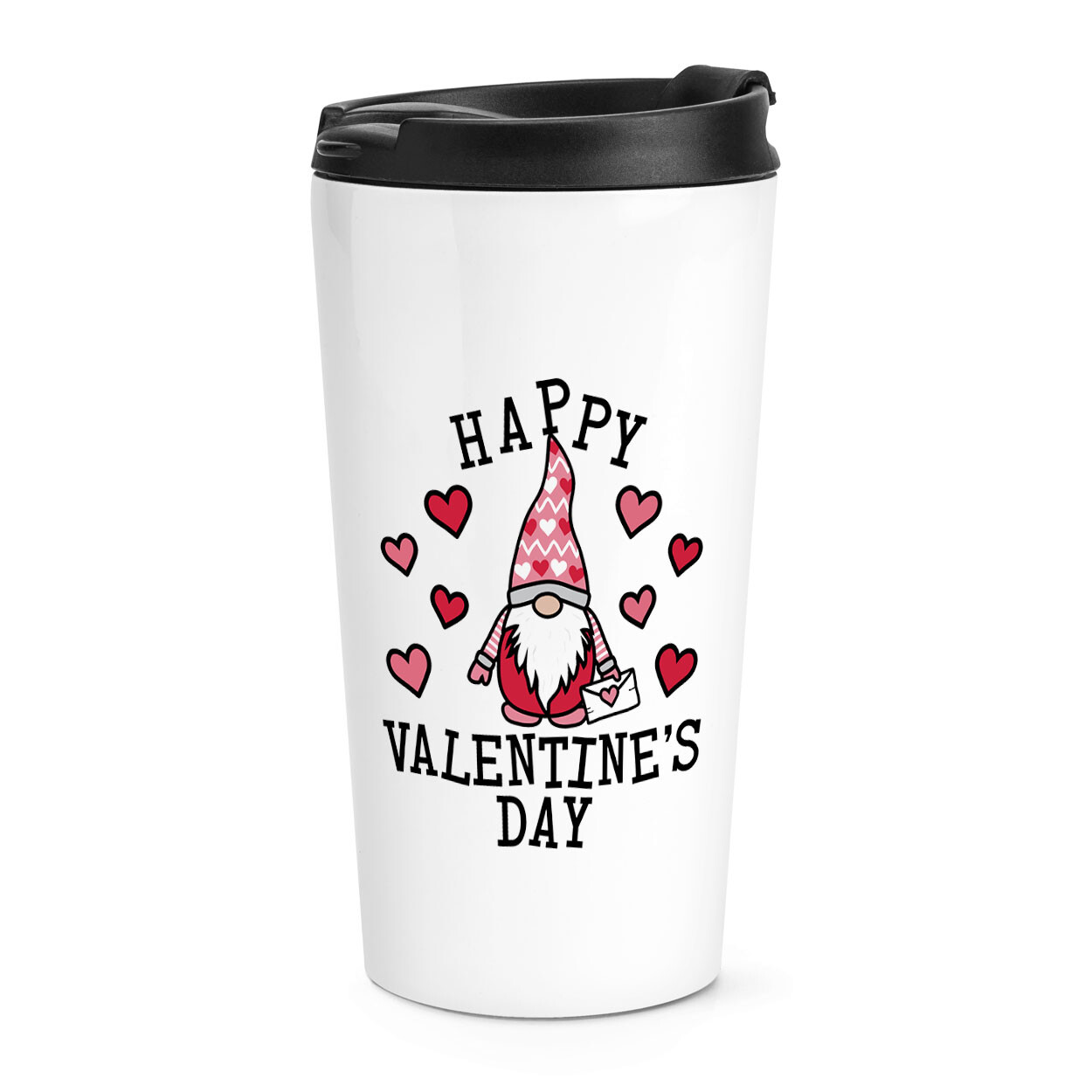 Happy Valentine's Day Gonk Gnome Travel Mug Cup Love Girlfriend ...