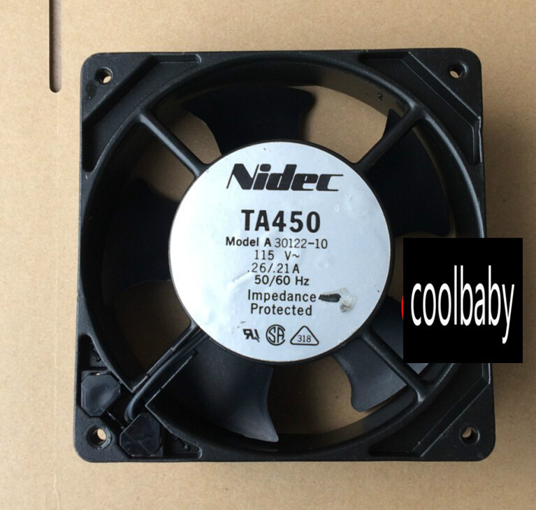 NIDEC TA450 A30122-10 fan 115V 0.26A 120*120*38mm | eBay