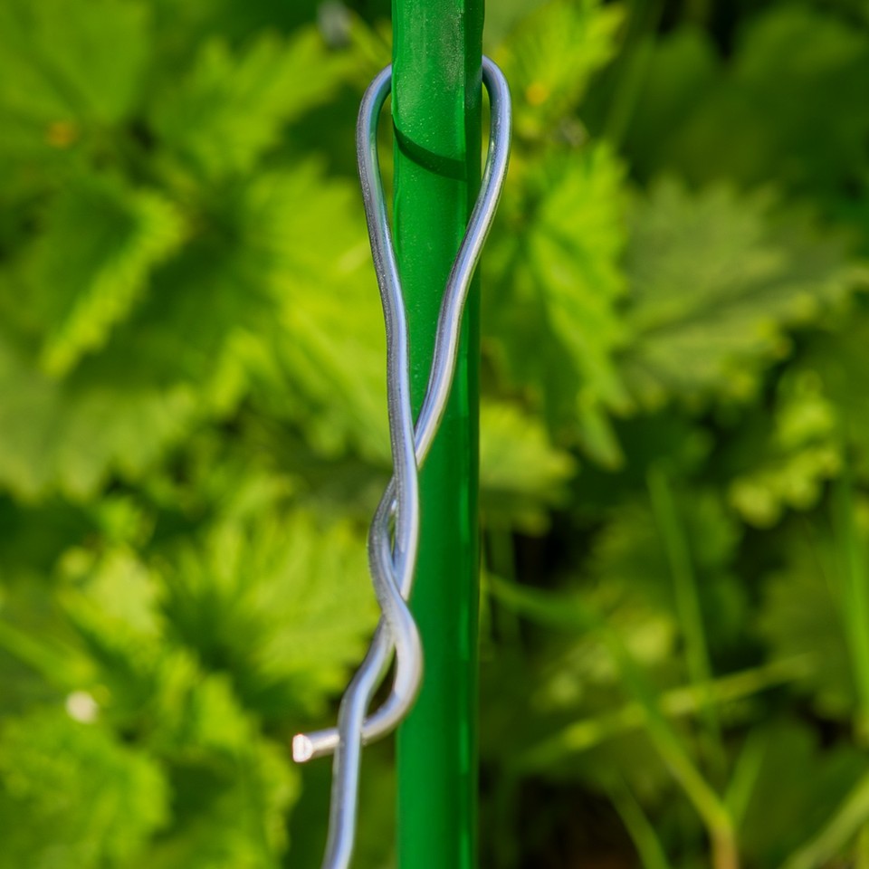 Galvanised Steel Garden Wire for Plant Ties & Support, DIY & Fencing ...