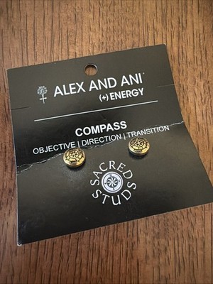 Alex & Ani Sacred Stud Energy Compass | eBay