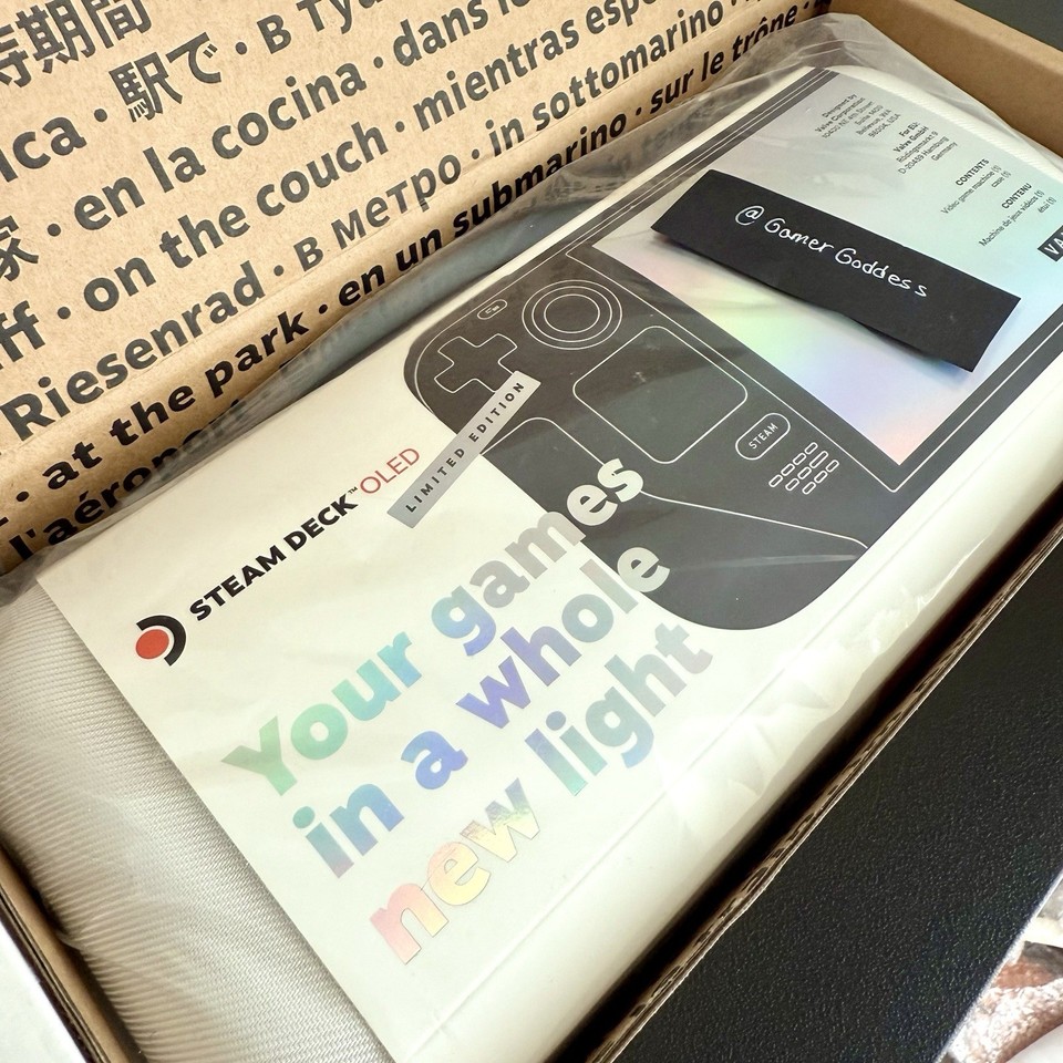 Steam Deck OLED 1TB Limited Edition White With Original Packaging | eBay