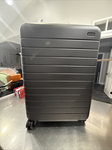 Away 100635MBLKV1 Medium Checked Luggage 26in Black Hard Shell | eBay