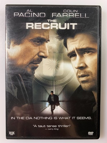 THE RECRUIT : DVD MOVIE Al Pacino / Colin Farrell CIA SPY FLICK LIKE ...