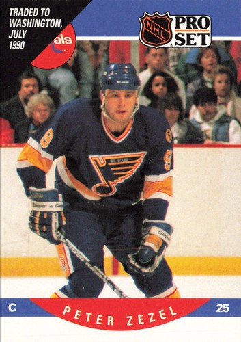 Peter Zezel 1990 Pro Set #556 Washington Capitals | eBay