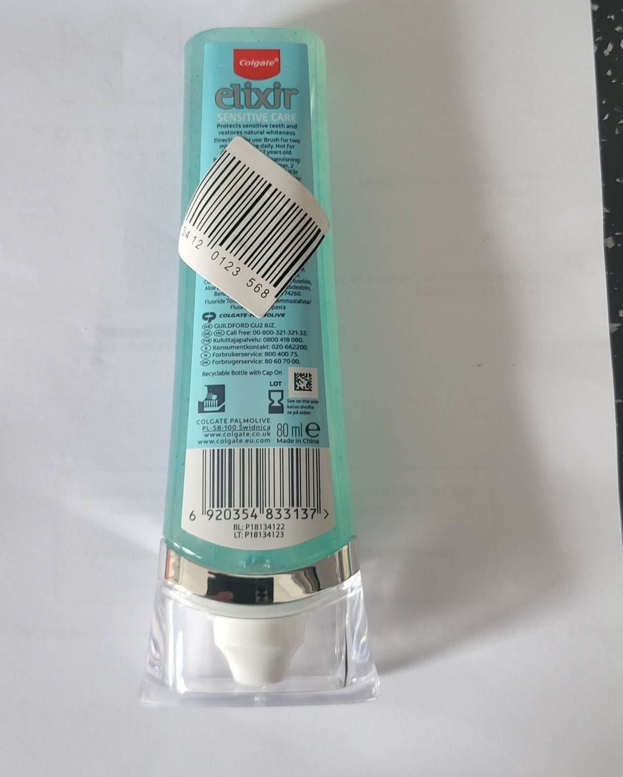 COLGATE+ELIXIR+SENSITIVE+CARE+WITH+GENTLE+WHITENING+COMPLEX+TOOTHPASTE+ ...