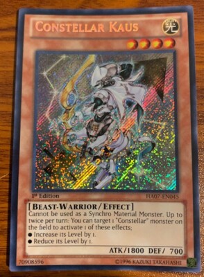 2013 Yu Gi Oh Hidden Arsenal 7 1st Edition Holo Constellar Kaus HA07-EN045 Used | eBay