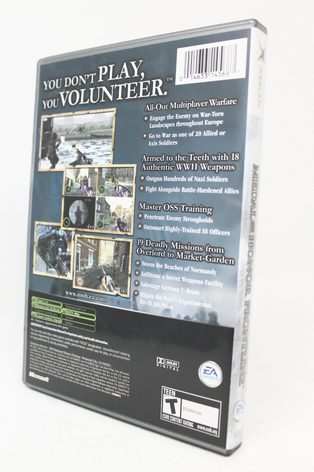 Medal of Honor: Frontline - Xbox - Platinum Hits - Shooter Game ...