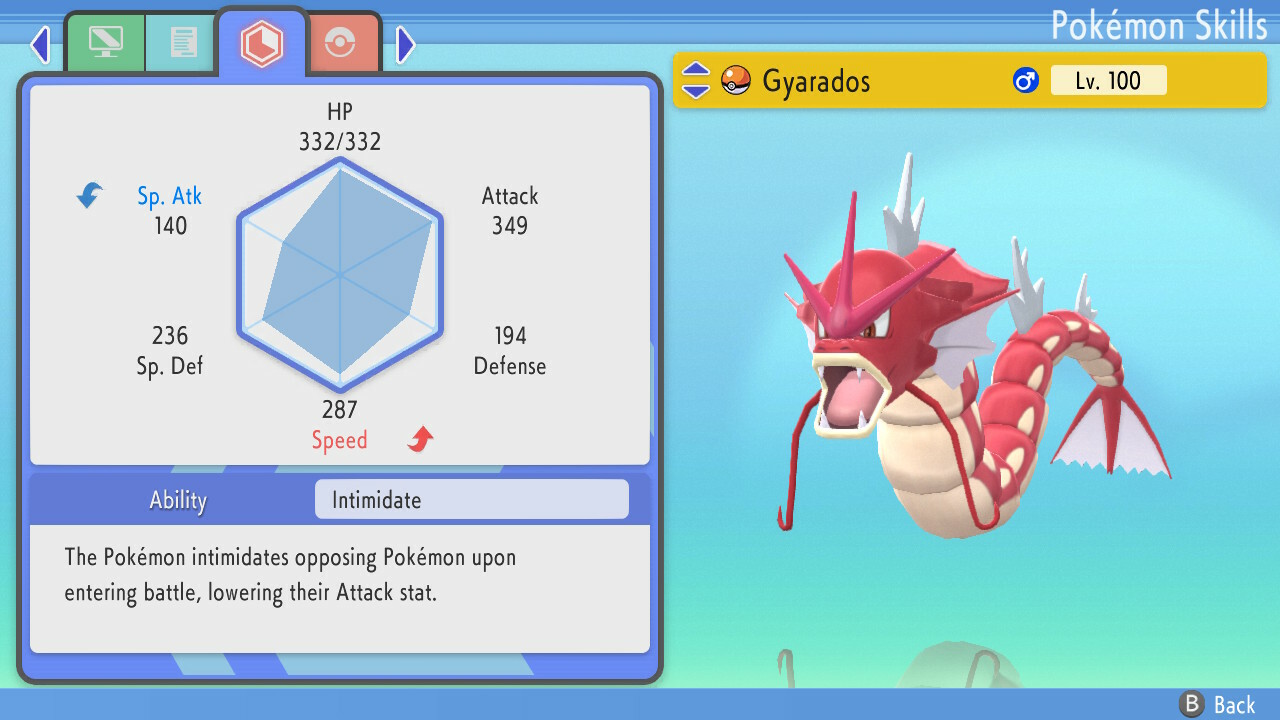 Ultra Shiny 6IV Gyarados Pokemon Brilliant Diamond Shining Pearl Red ...