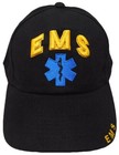 Embroidered Black EMS Emergency Medical Service baseball style Cap Hat ...