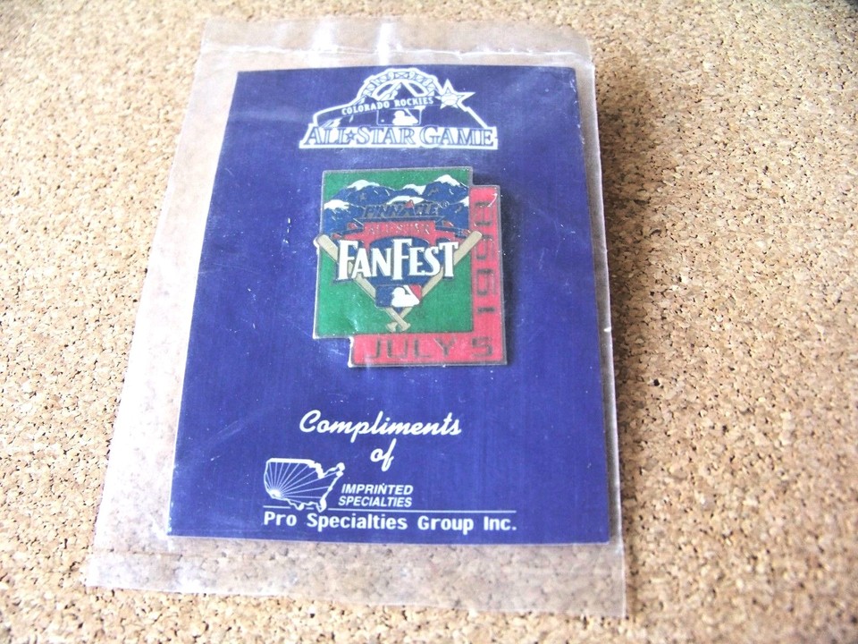 1998 FanFest July 5 pin AS All-Star Game Colorado Rockies MLB ltd ...