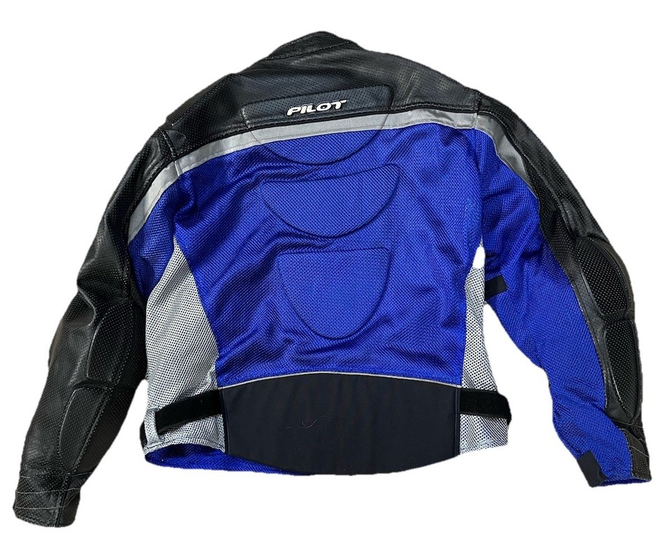 Pilot Motorcycle Padded Removable Liner Summer Mesh Riding Jacket XXL ...