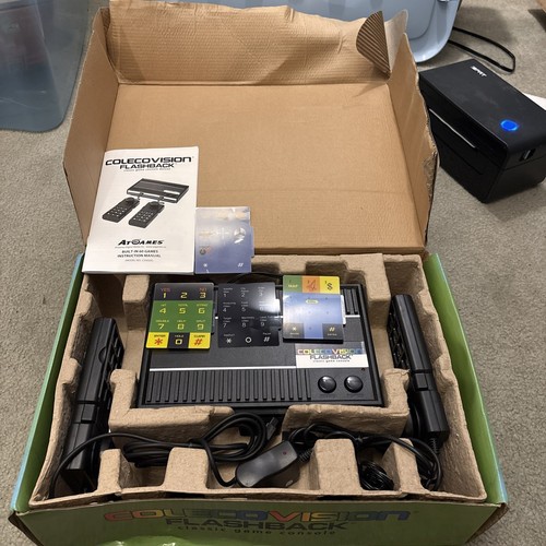 AtGames ColecoVision 32MB Black Game Console CIB Open Box New Tested ...
