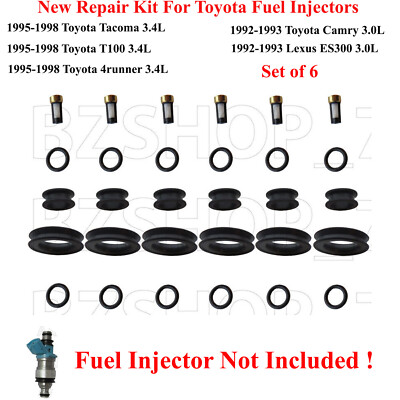 *New* Complete Repair kit for Toyota Fuel Injectors (Set of 6) | eBay
