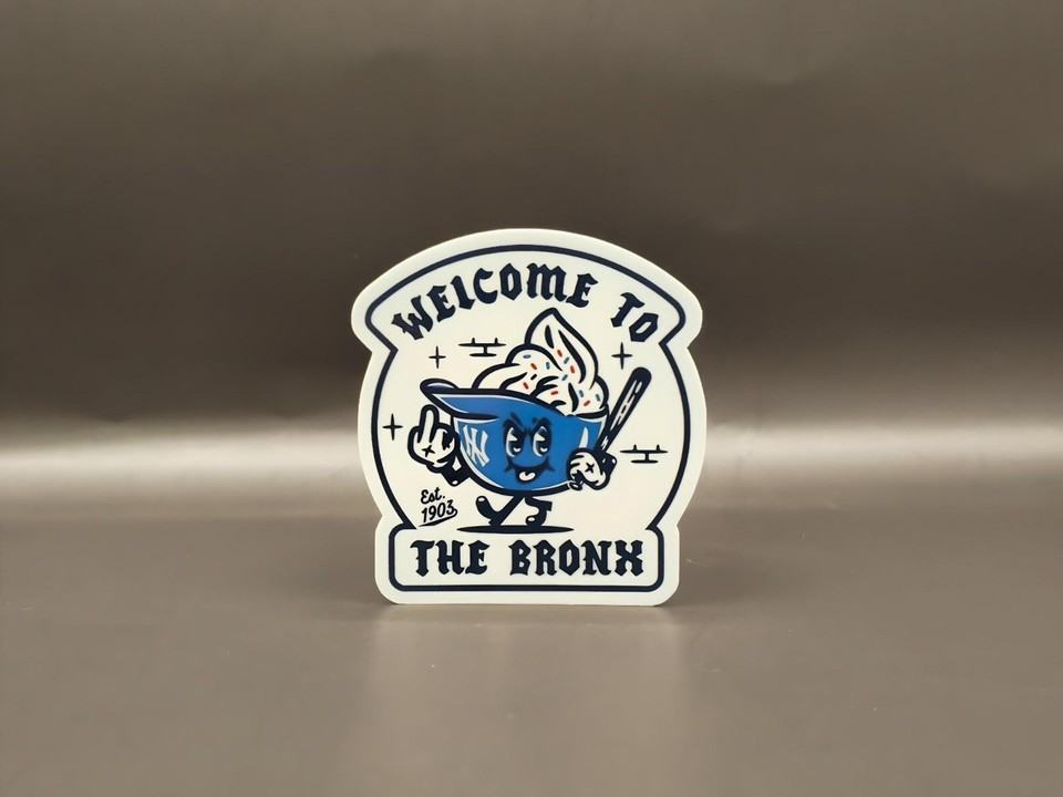 NY New York Yankees Vinyl Stickers MLB Baseball Sports Logo The Bronx ...