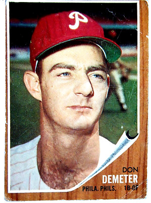 Don Demeter #146 Topps 1962 Baseball Card (Philadelphia Phillies) *G | eBay