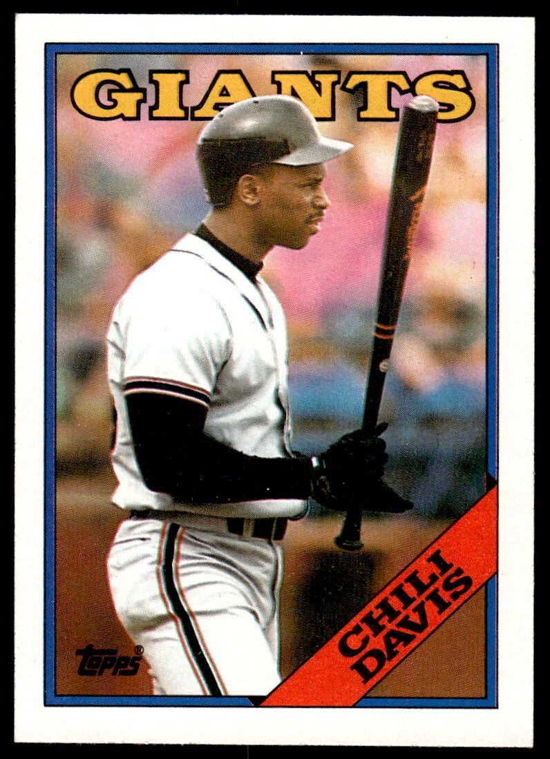 1988 Topps Baseball Card Chili Davis San Francisco Giants #15 | eBay