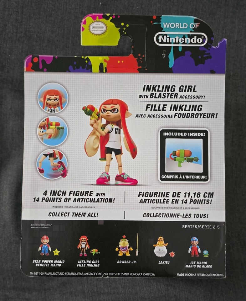 Nintendo Splatoon Orange Inkling Girl - Action Figure 4" - NIB ...