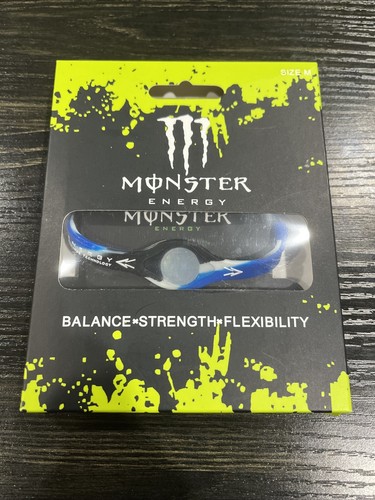 Monster Energy Balance Strength Flexibility Bracelet Band Size M Multi ...