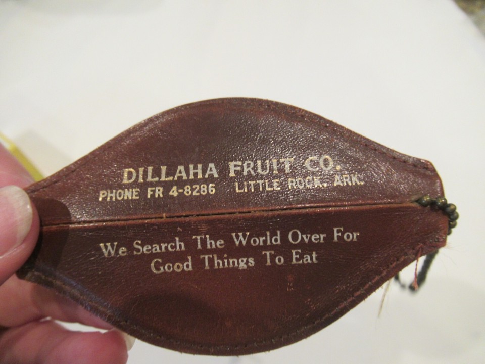 Dillaha Fruit Company leather keychain, c. 1940s, Arkansas | eBay