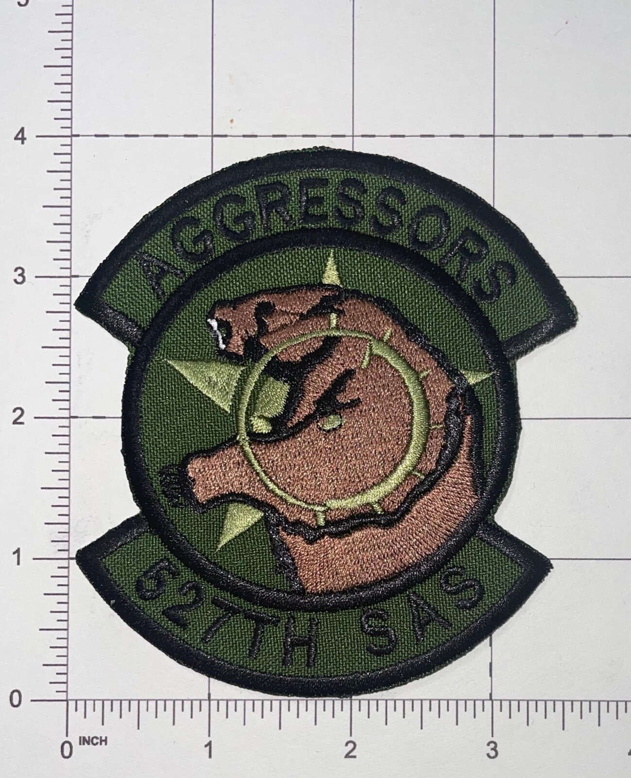 USAF 527TH SAS Space Aggressor Squadron Patch Iron-On Repro New B616 | eBay